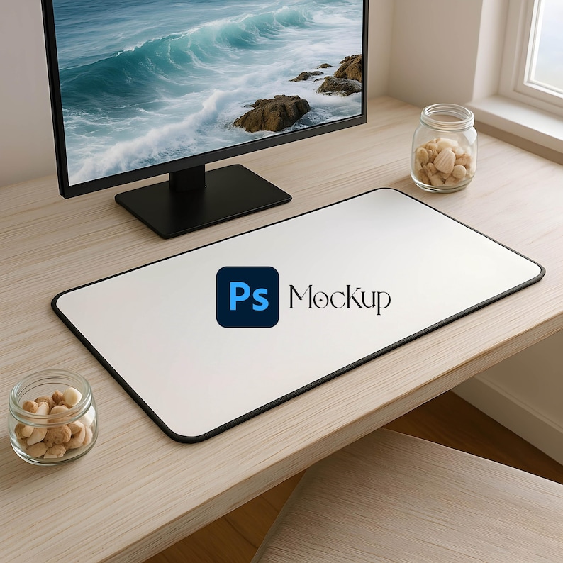 Desk Mat Mockup, Mousepad Mockup, Gaming Mat Keyboard Mat Mockup ...