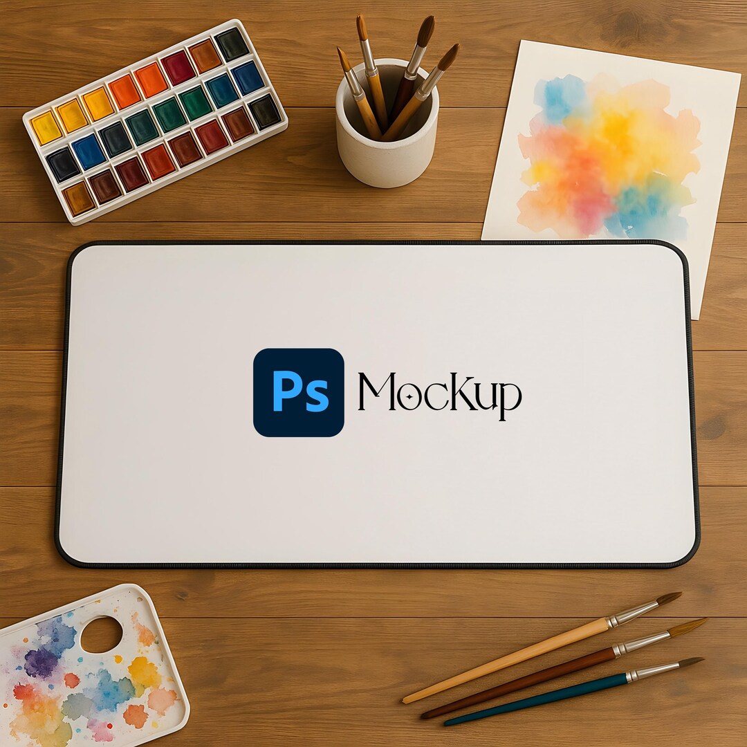 Desk Mat Mockup, Mousepad Mockup, Gaming Mat Keyboard Mat Mockup ...