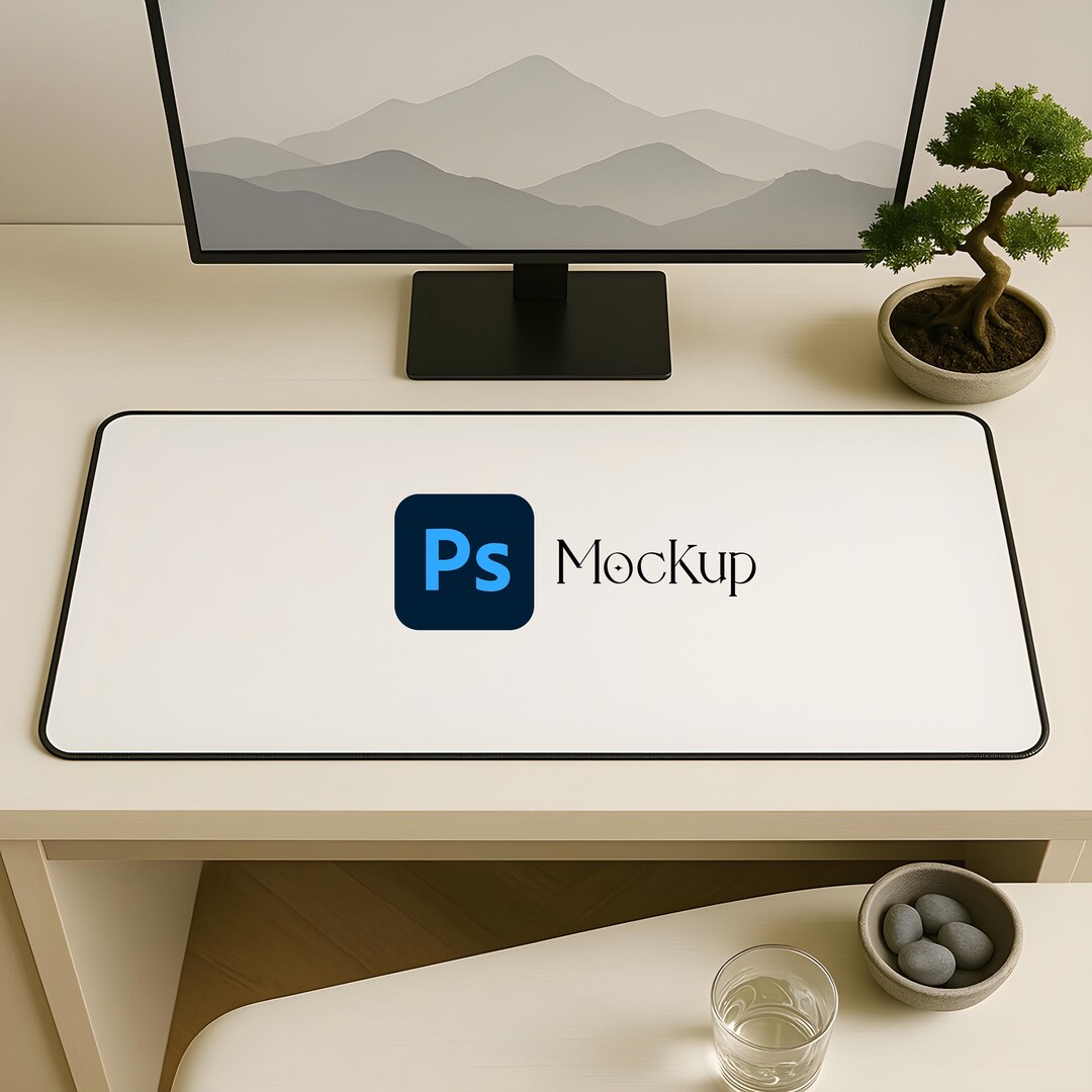 Desk Mat Mockup, Mousepad Mockup, Gaming Mat Keyboard Mat Mockup ...