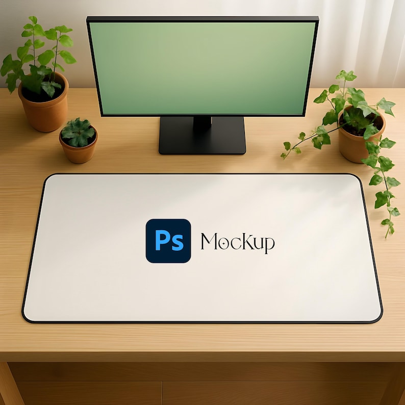 Desk Mat Mockup, Mousepad Mockup, Gaming Mat Keyboard Mat Mockup ...