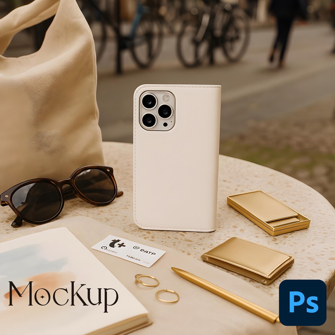 IPhone Wallet Case Mockup | Folio Flip Case Mockup | Phone Case Mockup ...