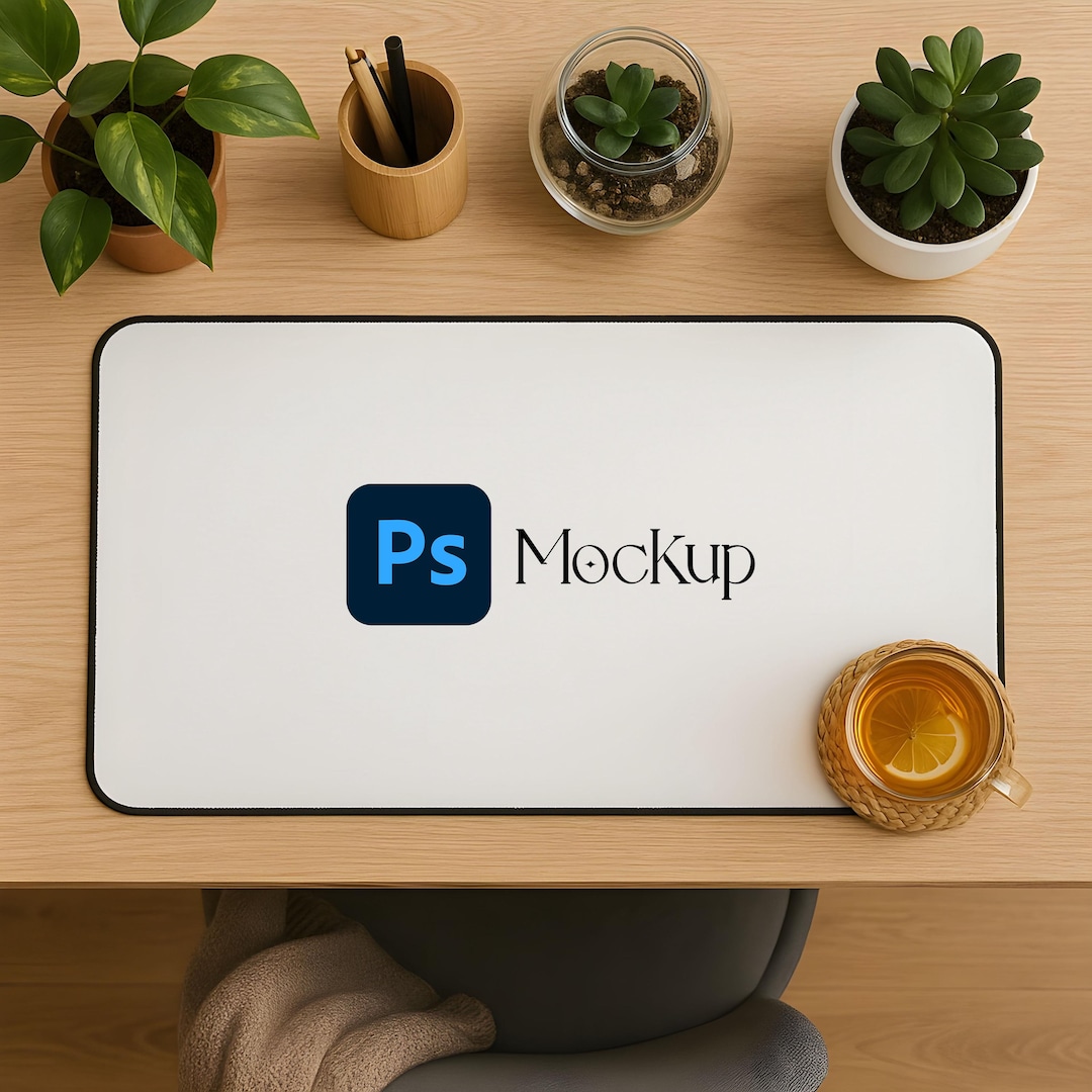 Desk Mat Mockup, Mousepad Mockup, Gaming Mat Keyboard Mat Mockup ...