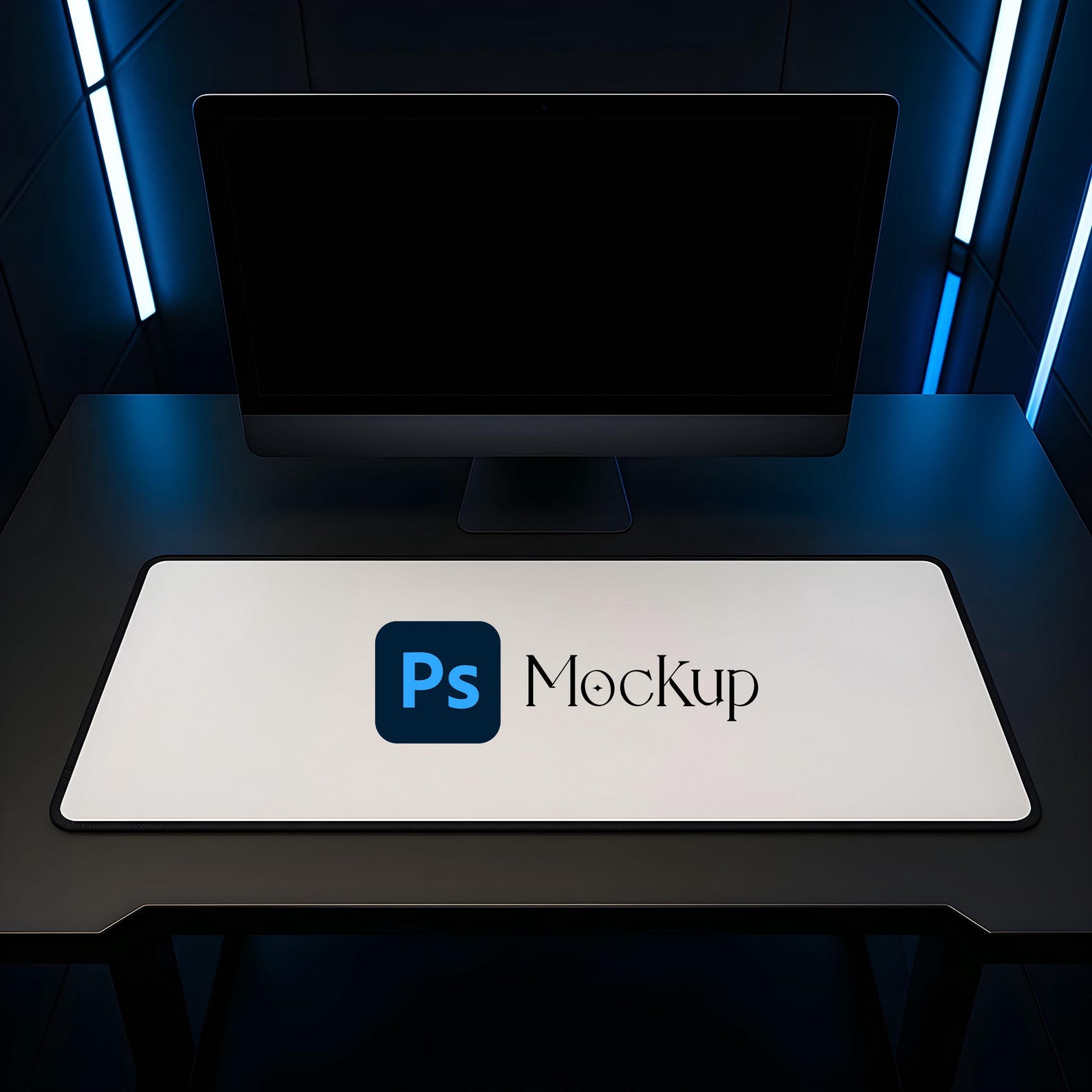 Desk Mat Mockup, Mousepad Mockup, Gaming Mat Keyboard Mat Mockup ...