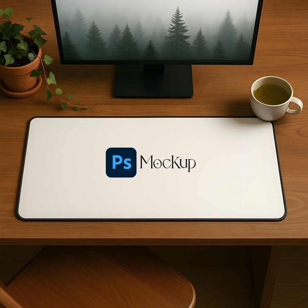 Desk Mat Mockup, Mousepad Mockup, Gaming Mat Keyboard Mat Mockup ...