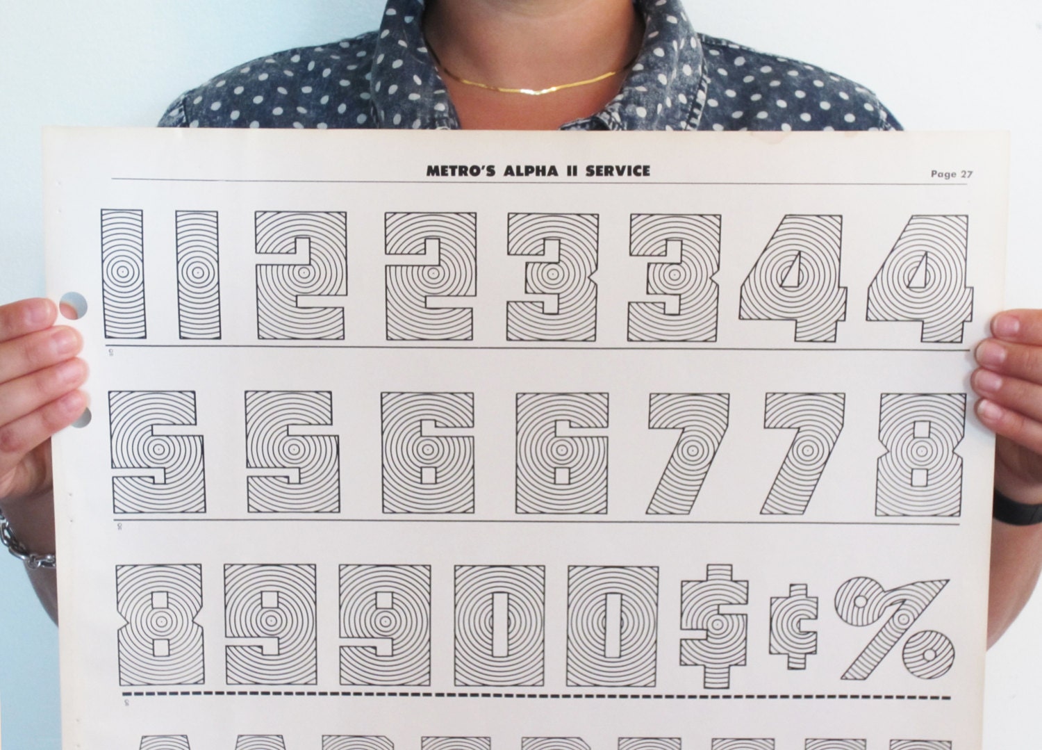Typography Poster - Alphabet & Punctuation - Modern Office Decor 16.5 ...