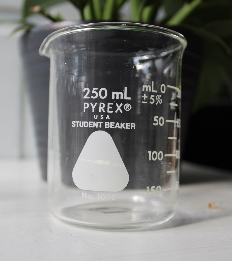 Vintage Pyrex Beaker 250 Ml – DIY Terrarium, Propagation Vase - Etsy