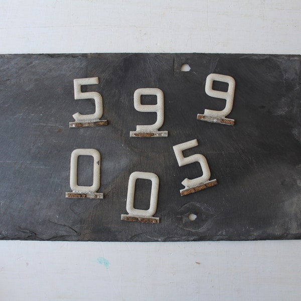 4” Reflective Mailbox Numbers - Etsy