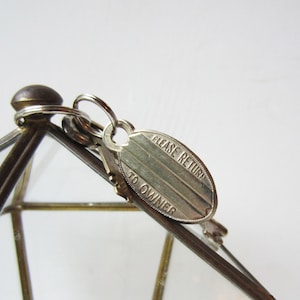 Vintage please Return to Owner Keychain / Fob / ID / Luggage Tag New ...