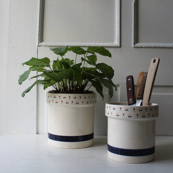 Blue Band Crock - Etsy