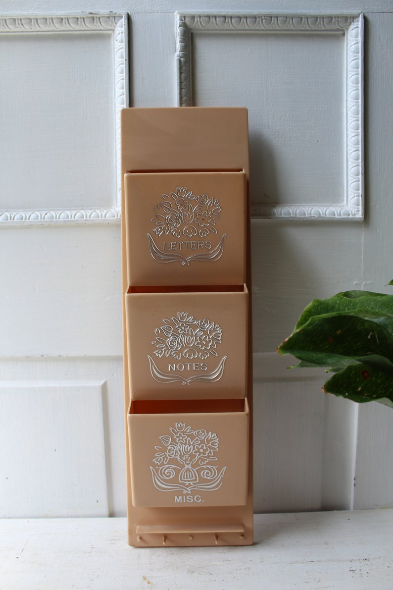 Plastic Wall Organizer Mail Holder Office Kitchen Entry - Etsy