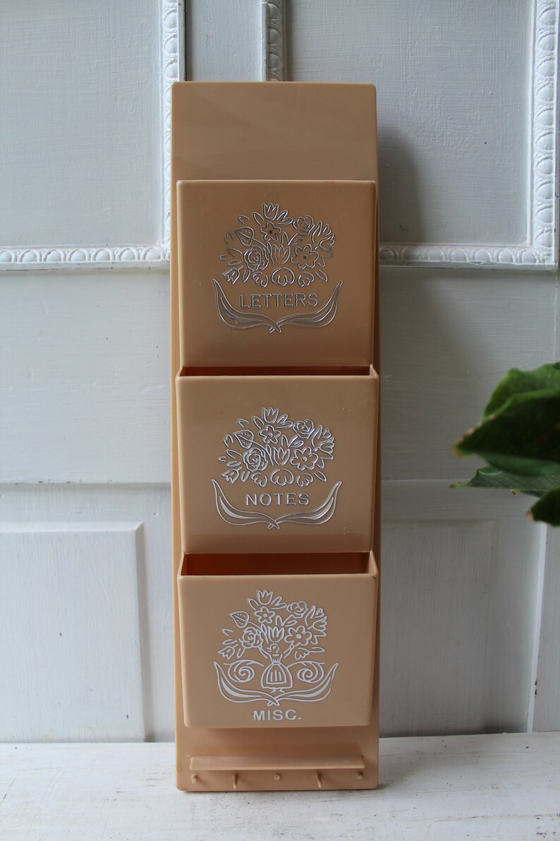 Plastic Wall Organizer Mail Holder Office Kitchen Entry - Etsy