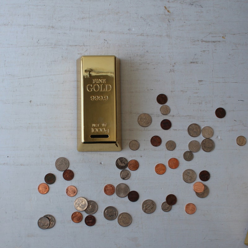 Vintage Coin Bank - Etsy