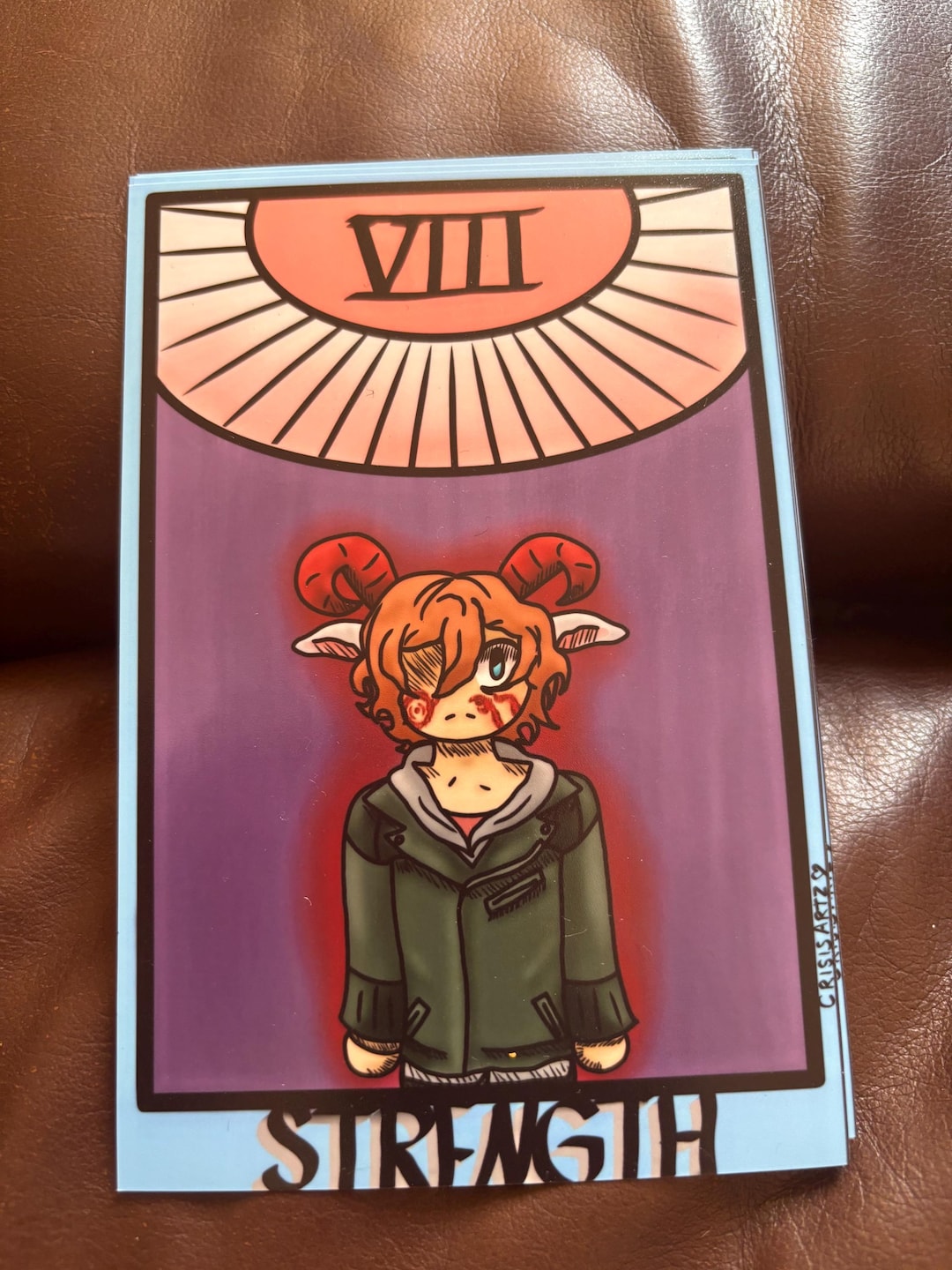 Chuuya Nakahara 'strength' Tarot Card 6x4 Art Print- BSD - Etsy