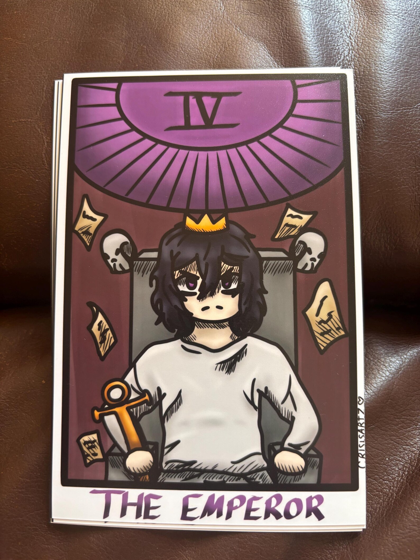 Fyodor Dostoevsky 'the Emperor' Tarot Card 6x4 Art Print- BSD - Etsy
