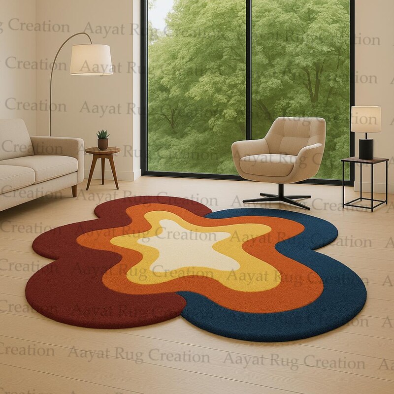 Blob Rug - Etsy