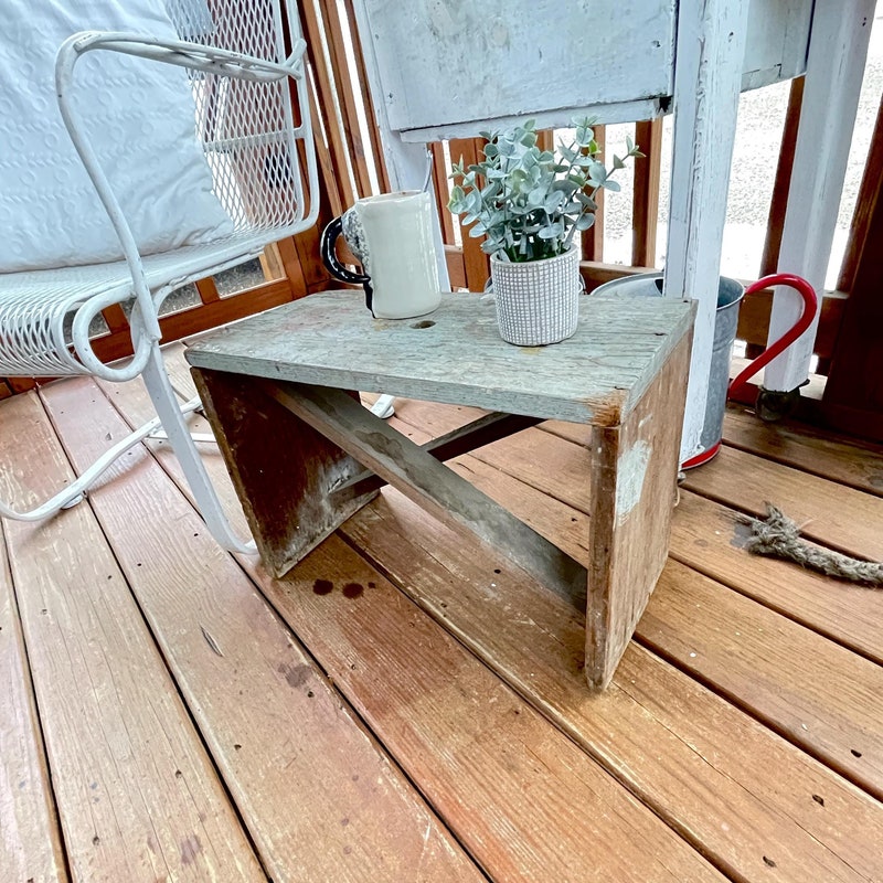 Small Wooden Bench - Etsy