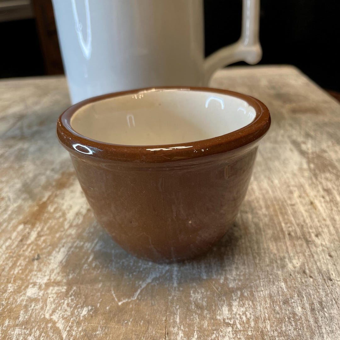Antique Redware Custard Cup or Bowl by Guernsey Cooking Ware, Cambridge ...