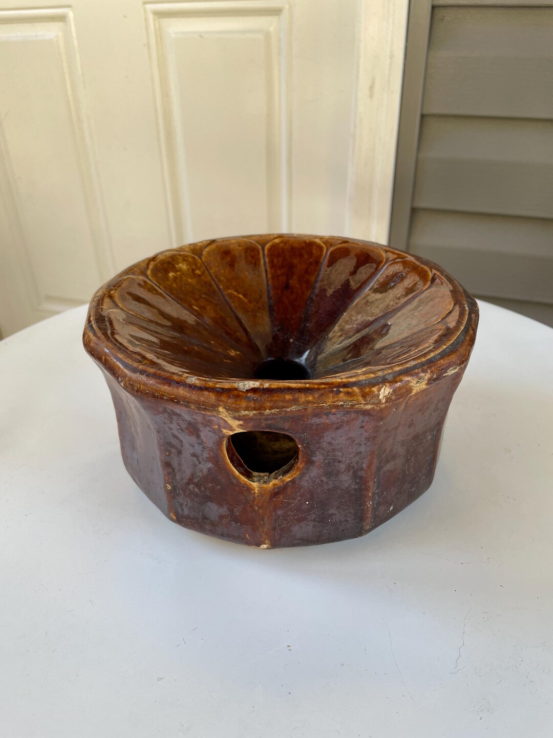 Antique Rockingham Ware Spittoon or Cuspidor: 1800's - Etsy