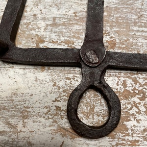 Antique Iron Trivet 1800's Hand Forged Iron Trivet - Etsy
