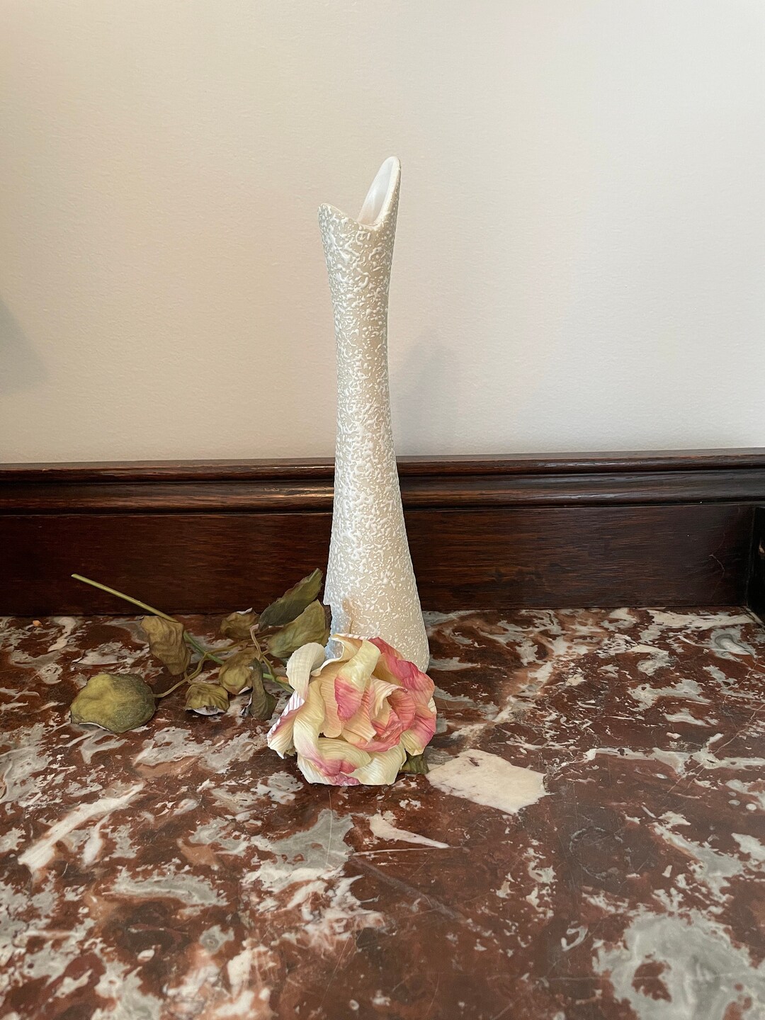 Vintage Bud Vase 1950's MCM Spatter Vase Made by China Craft USA Mid ...