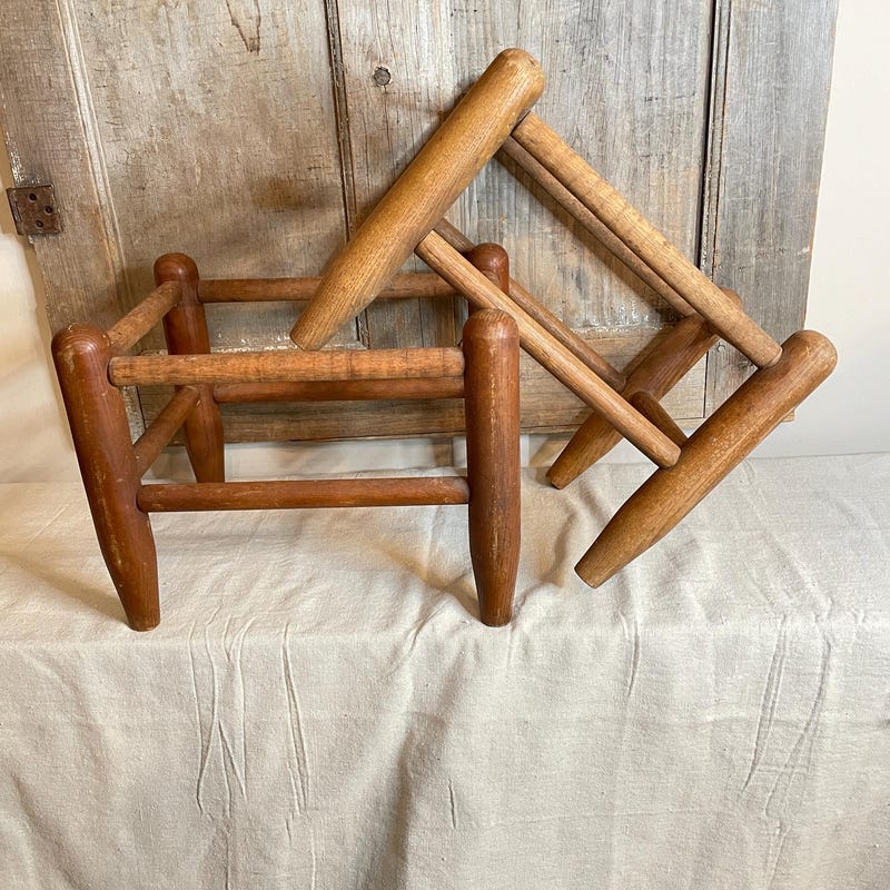 Oak Footstool - Etsy