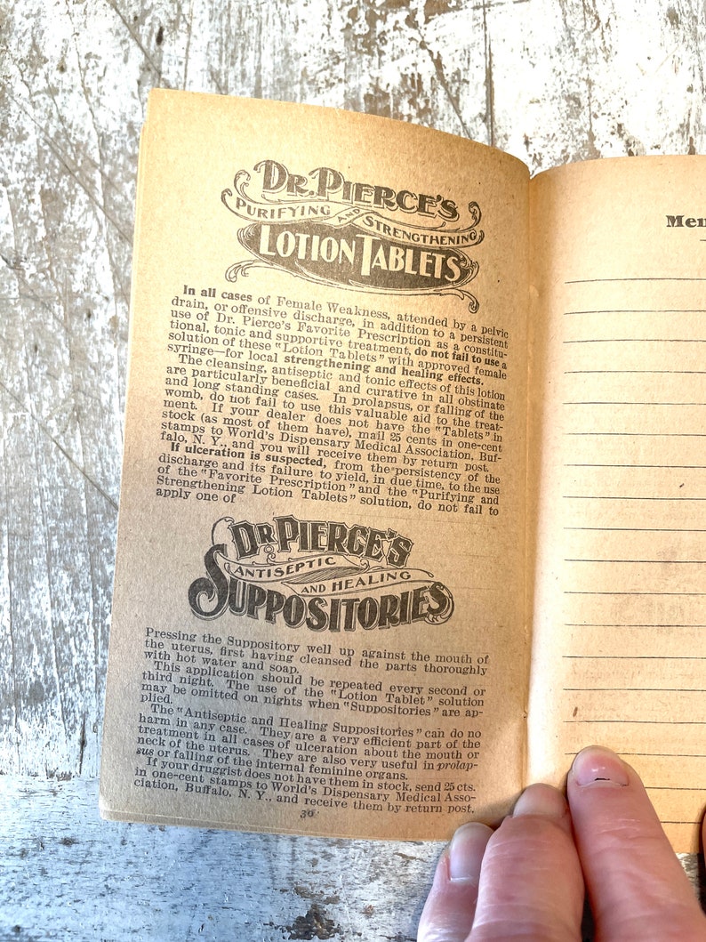 Antique Advertising Note Pad Booklet With 1910/1911 Calendars - Etsy