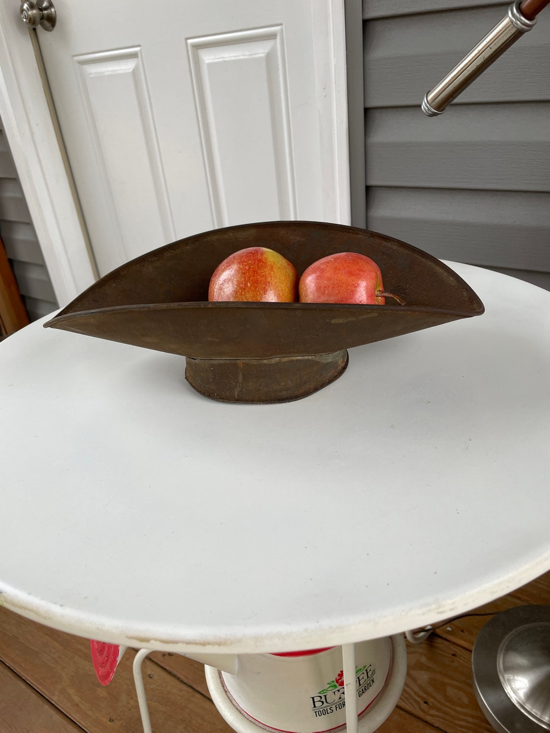 Antique Scale Pan Early 1900's Tin Scale Scoop Country Store Scale ...