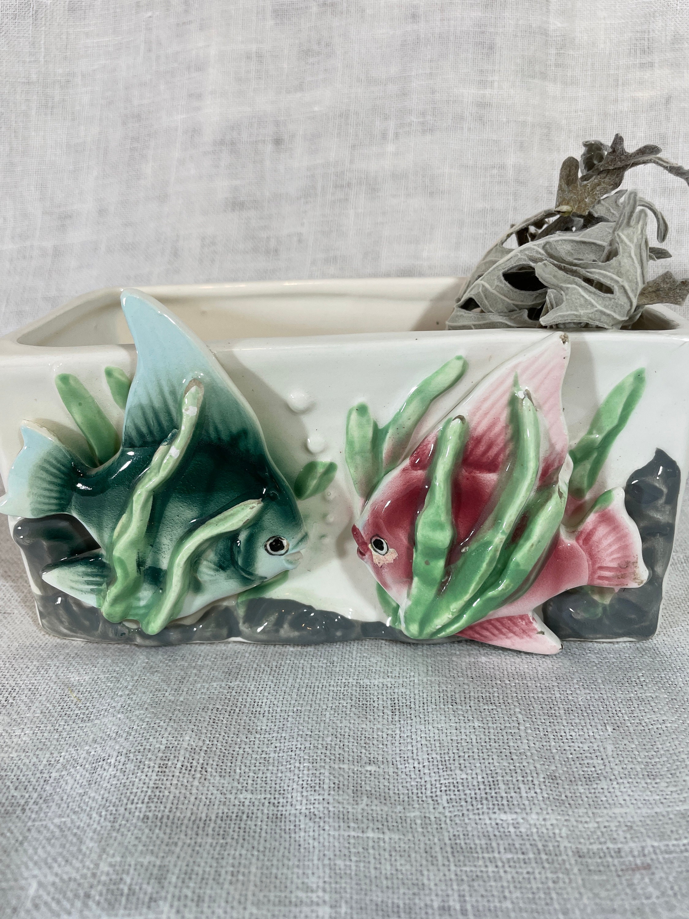 Planters & Pots Vintage Tropical Fish Planter 1960's Mid Century ...