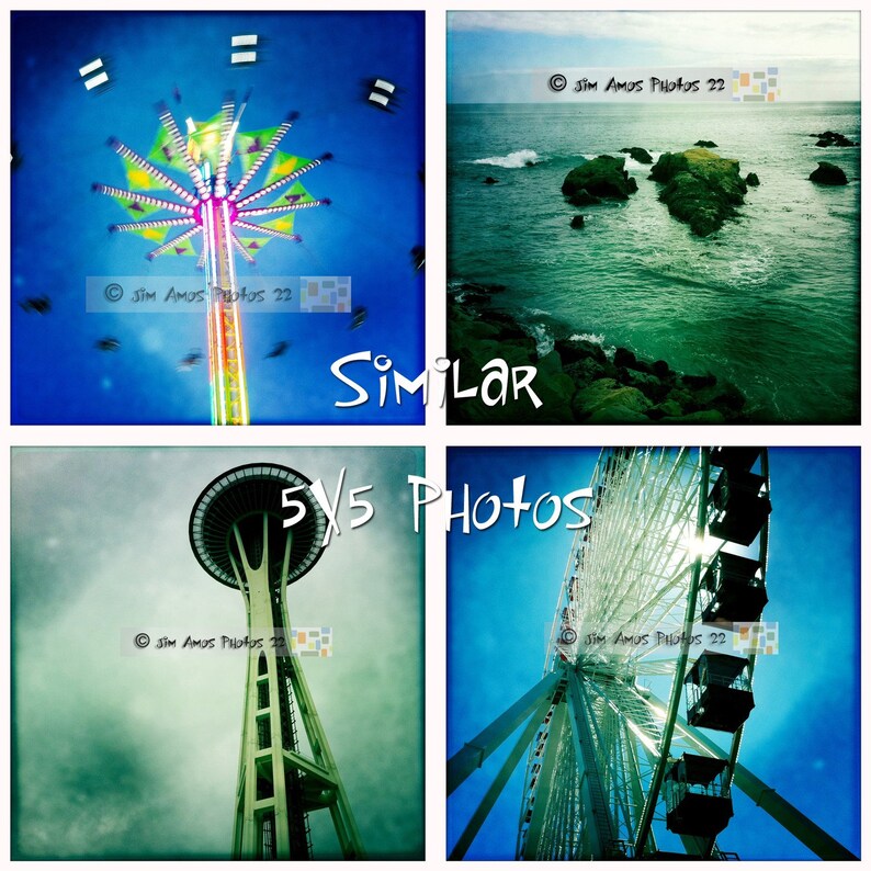 Beach Photography HB Pier Cool Tones Sunset Surf City California Pier ...