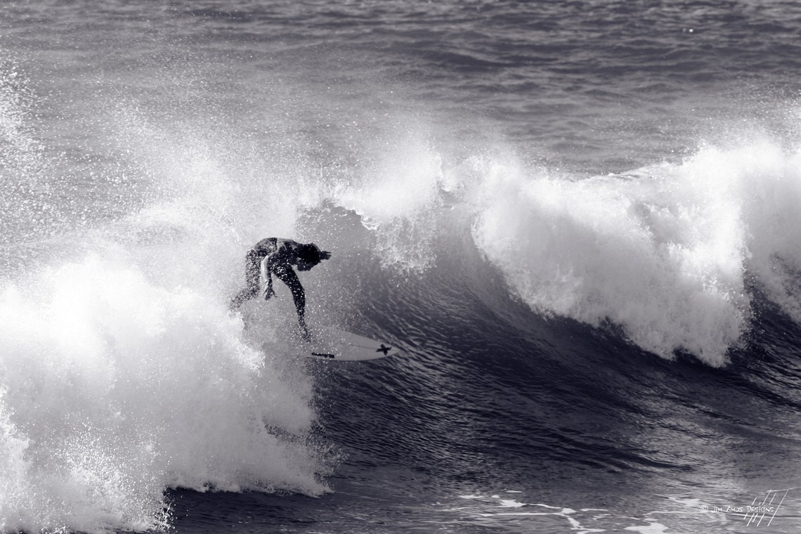 Surfing Photo Black & White - Surf Photography California - 8x12 B and ...