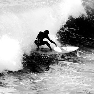Silver Surfer - Surfing Life in Black and White - 8X10 B/W Fine Art ...