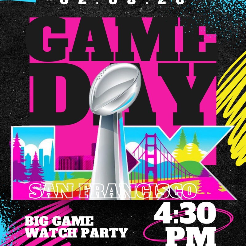 Super Bowl 2026 Digital Flyer - Etsy