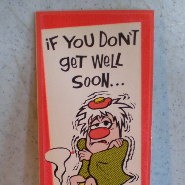 Dirty Get Well Card - Etsy