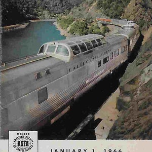 Vintage Midcentury Travel Brochure Western Pacific California Zephyr ...