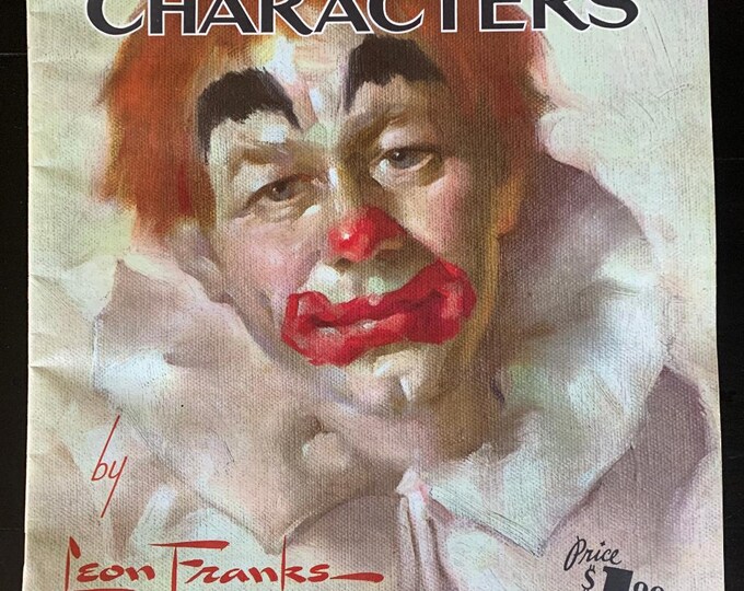 Vintage Midcentury Art Book - Clowns & Characters - Leon Franks ...