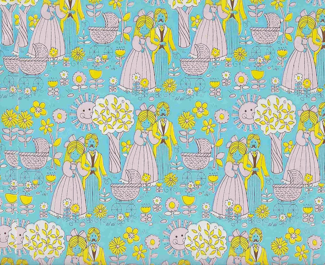 Vintage 1970's Gift-wrapping Paper - Hallmark - Wedding - Etsy