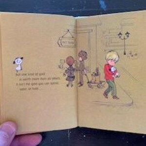 Vintage Mid-century Illustrated Hallmark Book - the Gold of Friendship ...