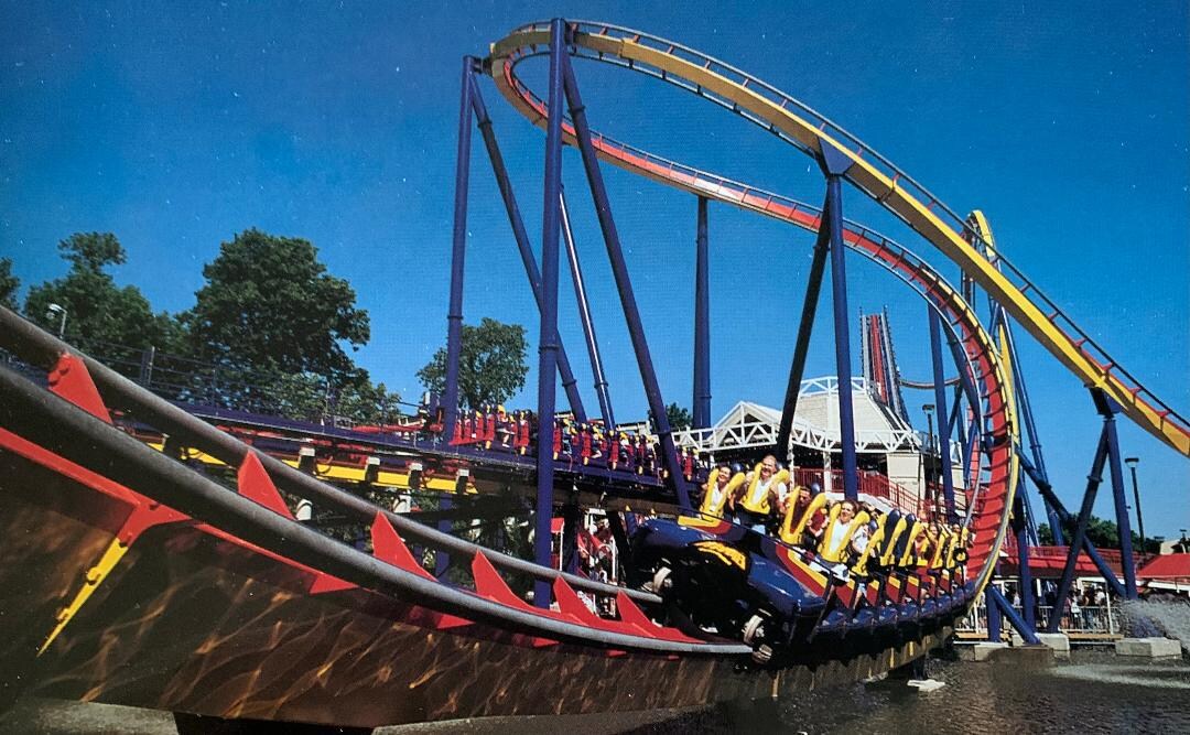 Vintage 1990's Unused Postcard - Cedar Point Amusement Park - Mantis ...