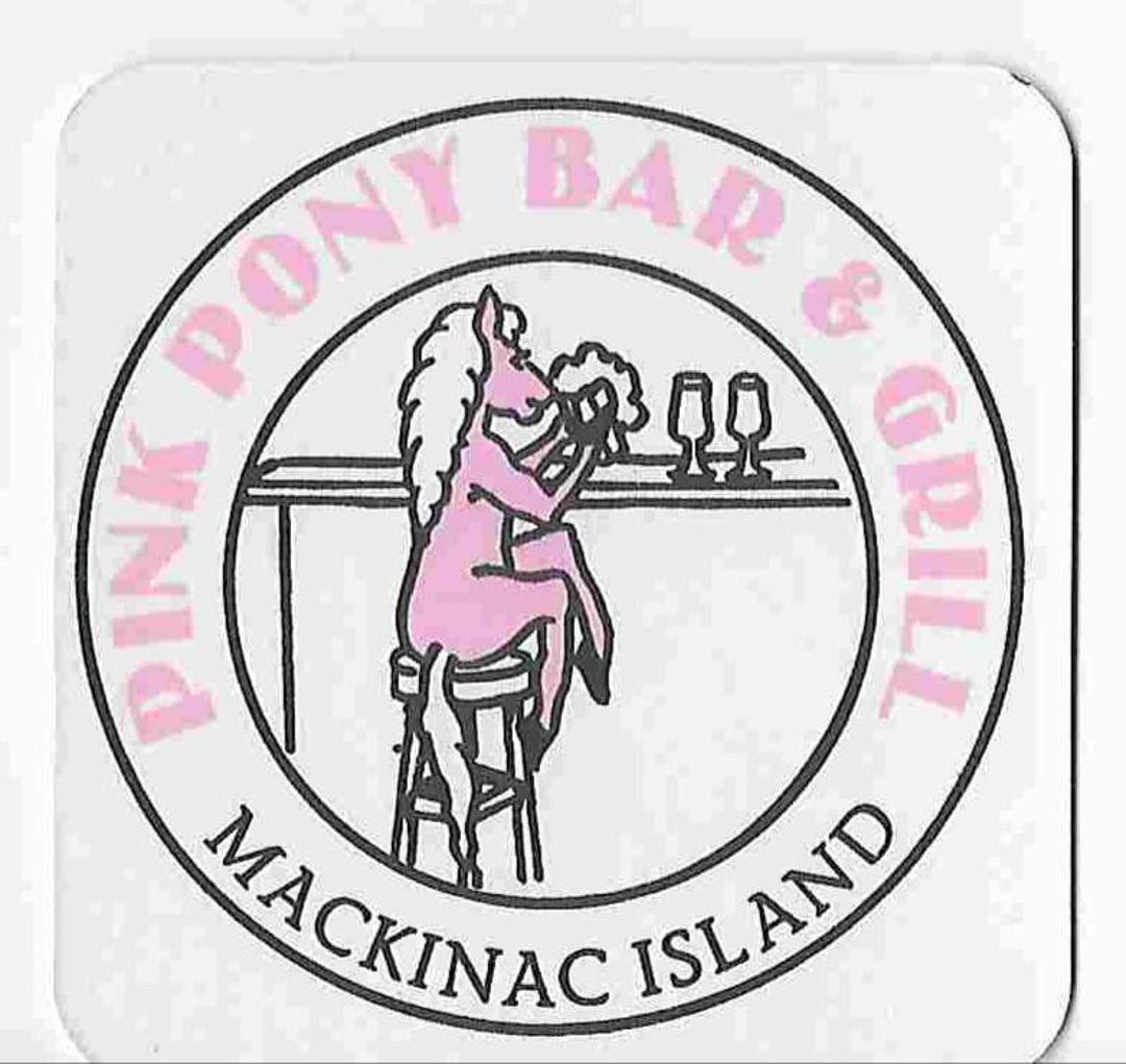 Vintage Bar Advertising - Drink Coasters - Pink Pony Bar & Grill ...