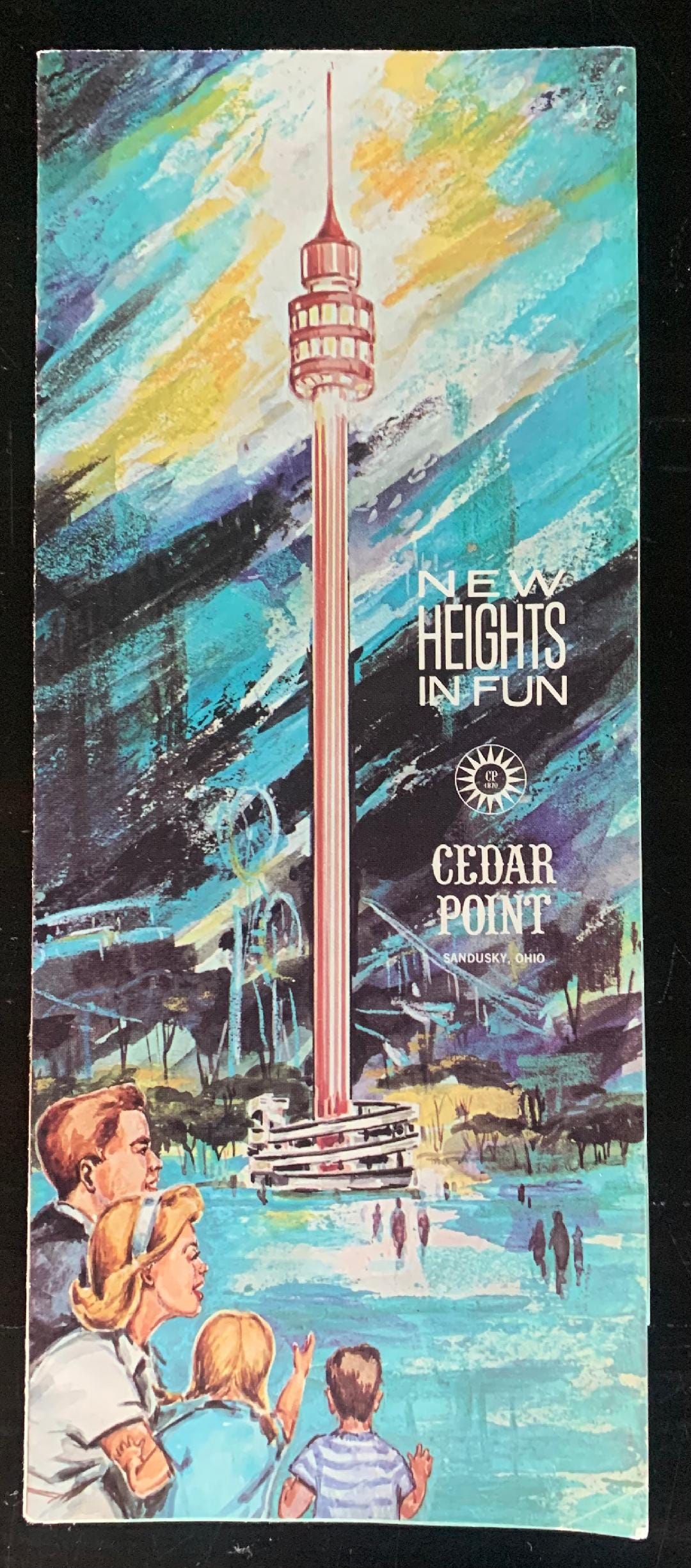 Vintage 1960's Brochure - Cedar Point Amusement Park - 1965 - New ...