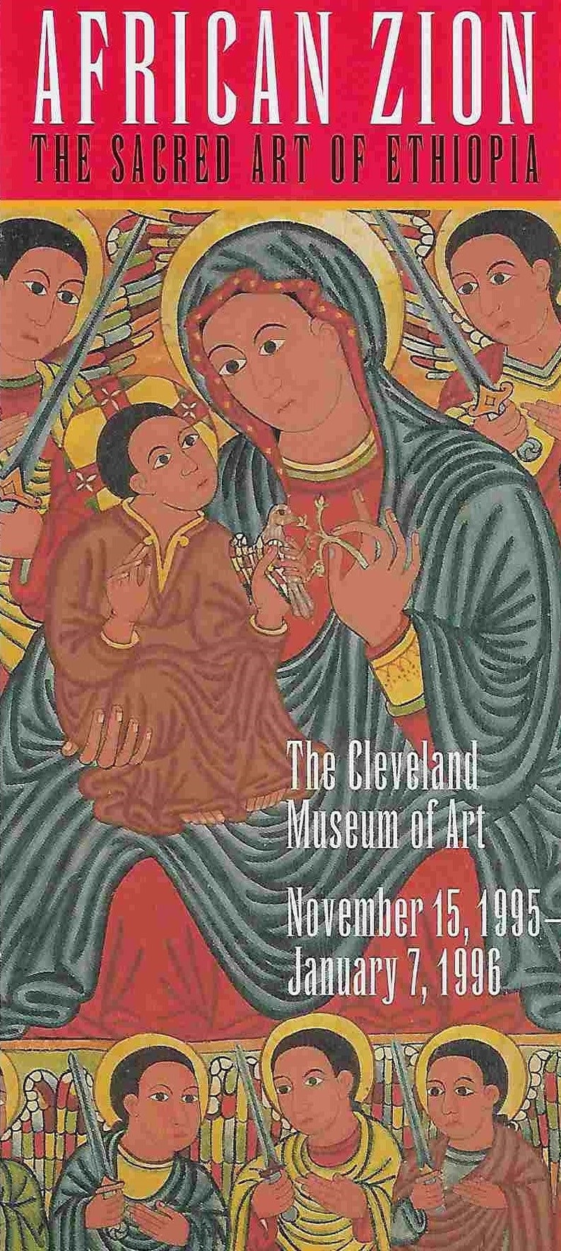 Vintage 1990's Pamphlet Art History African Zion - Etsy