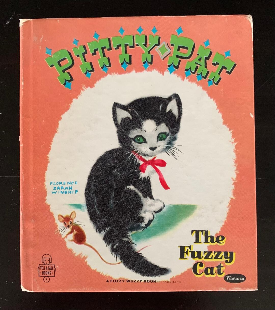 Vintage 1950's Illustrated Children's Book - Pitty Pat - the Fuzzy Cat ...
