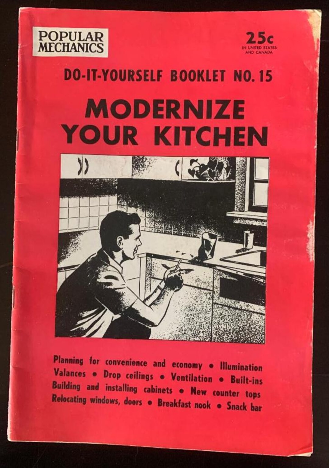 Vintage Midcentury Booklet - Modernize Your Kitchen - Popular Mechanics ...