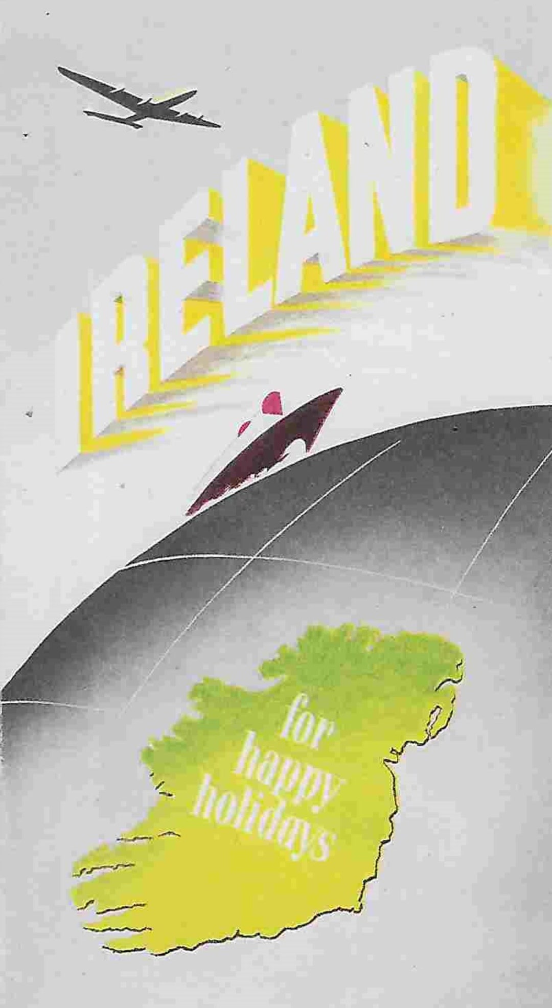Vintage 1950's Travel Brochure - Ireland - for Happy Holidays - Etsy