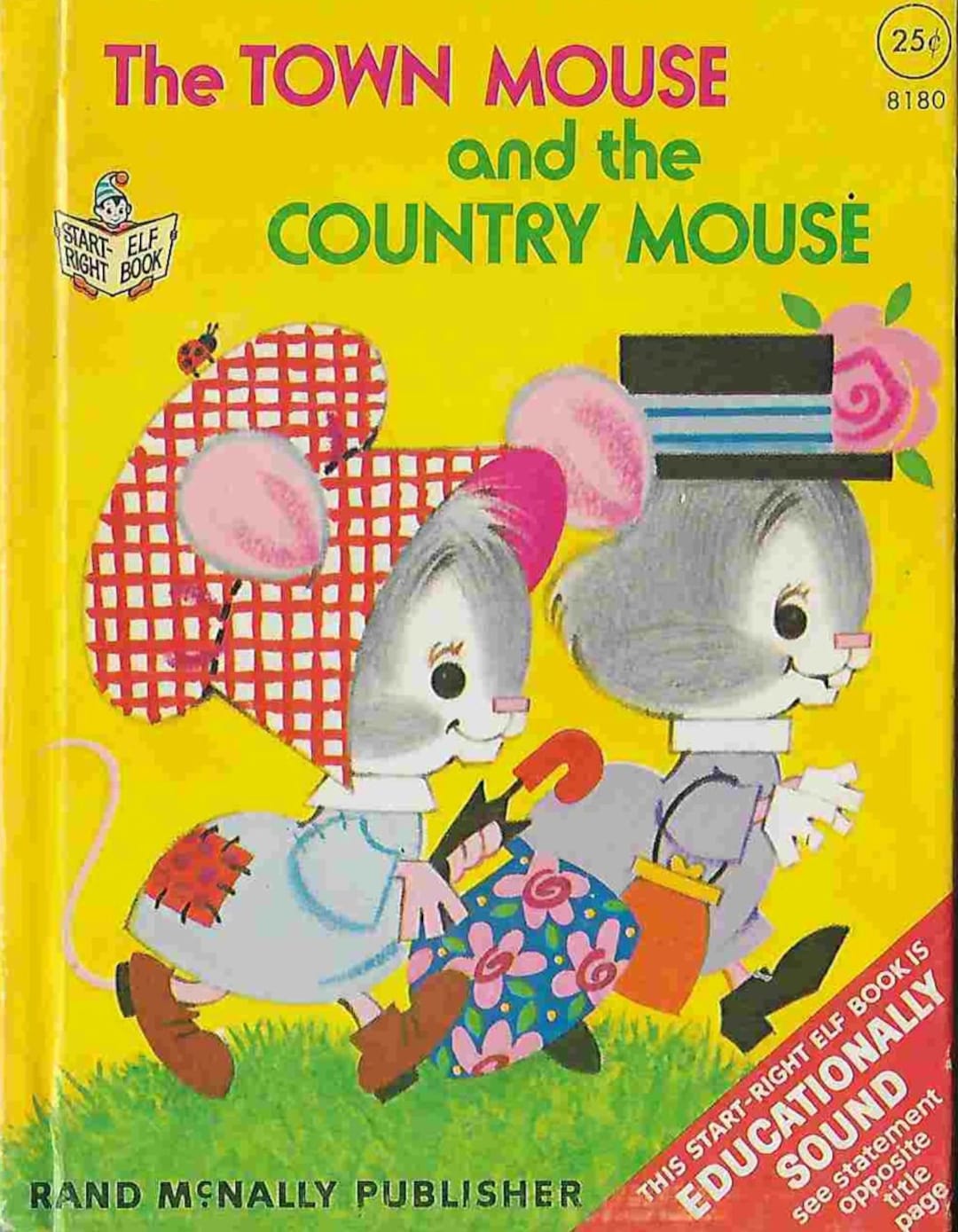 Vintage 1970's Illustrated Children's Book - the Town Mouse and the ...