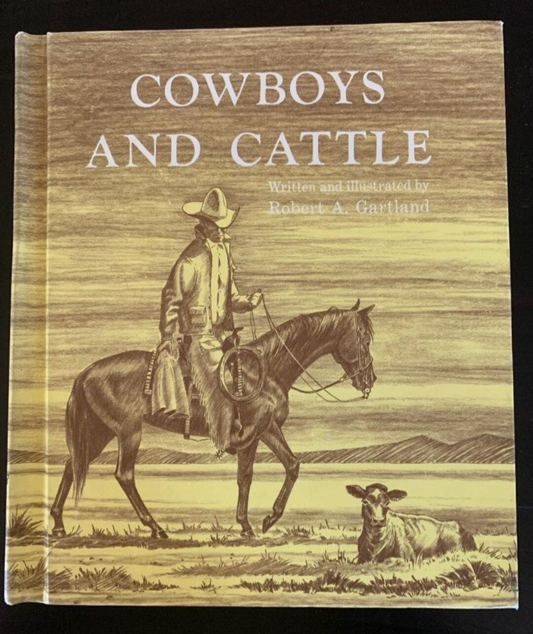 Vintage Midcentury Children's Book Cowboys and Cattle Robert A ...