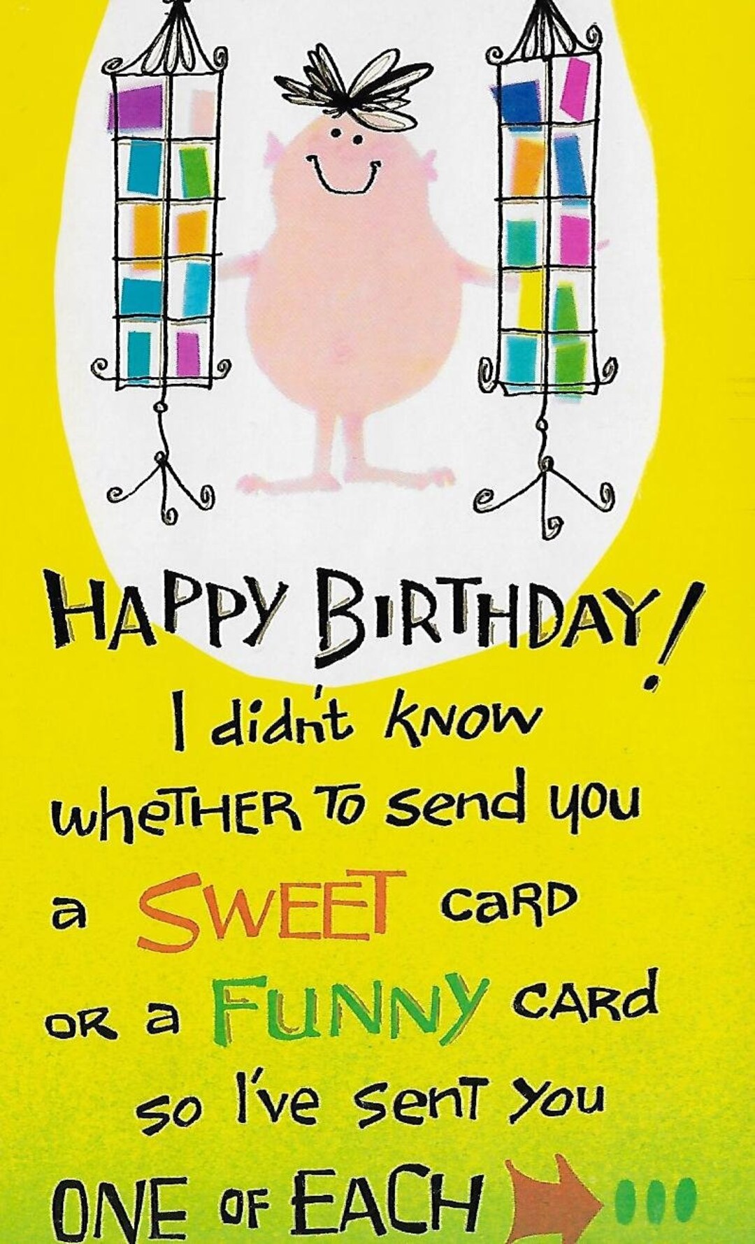 Vintage 1970's Greeting Card - Happy Birthday - Etsy