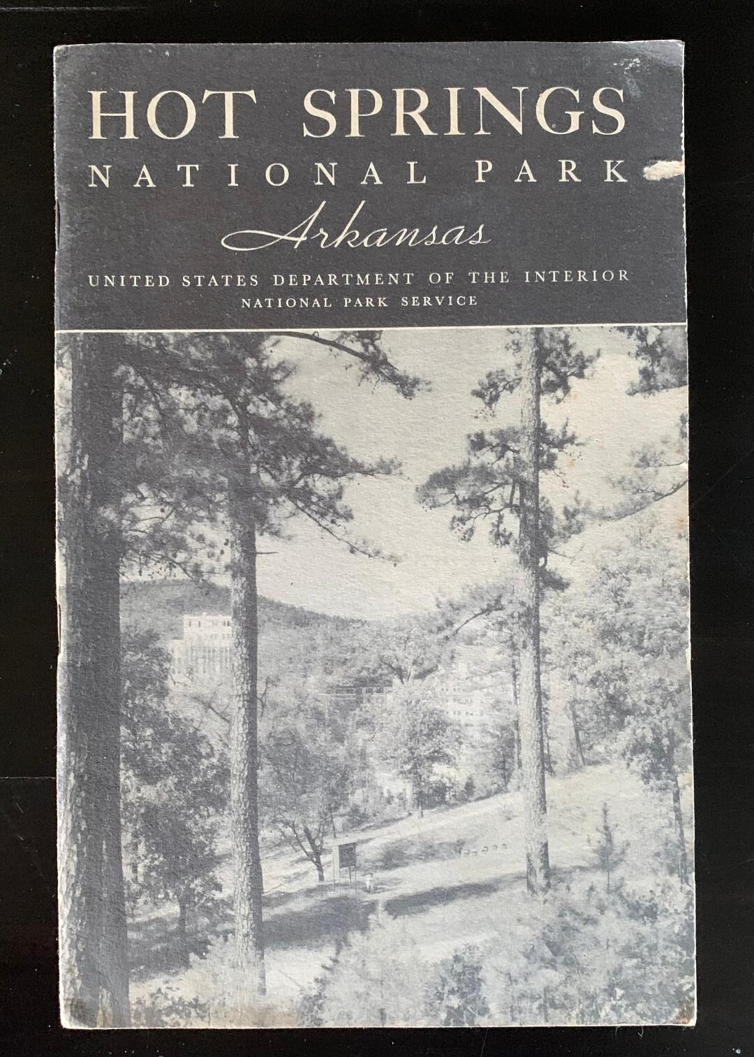 Vintage 1930's Travel Guide - Hot Springs National Park - Arkansas, USA ...