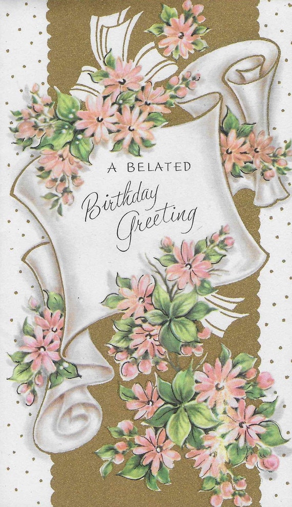 Belated Birthday Wishes Flowers