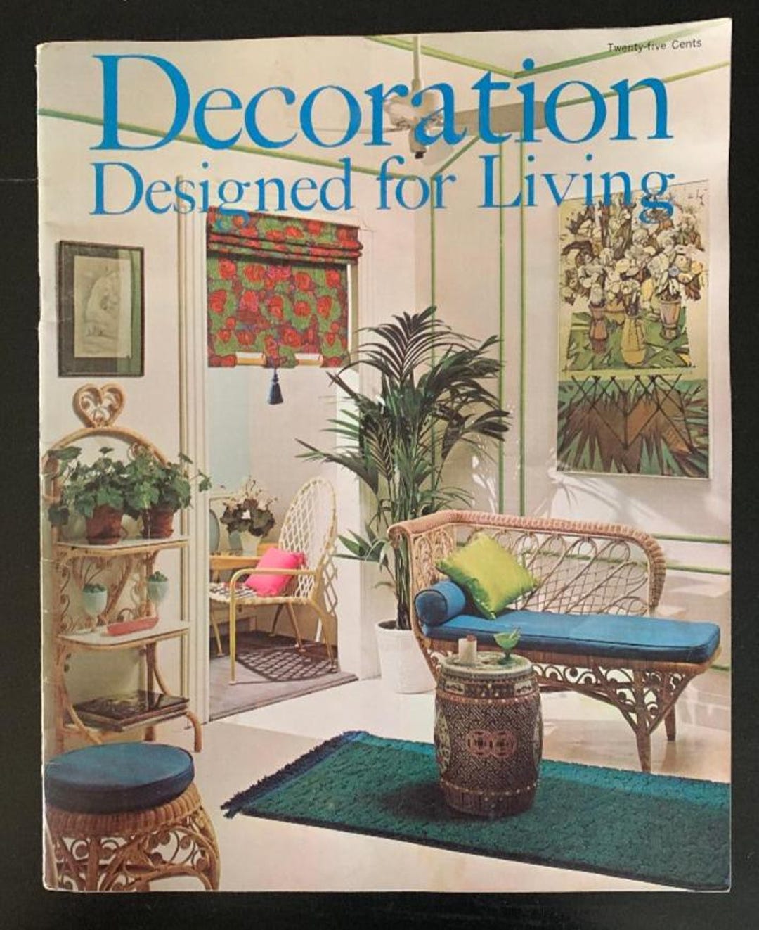 Vintage Midcentury Interior Design Book - Decoration Designed for ...